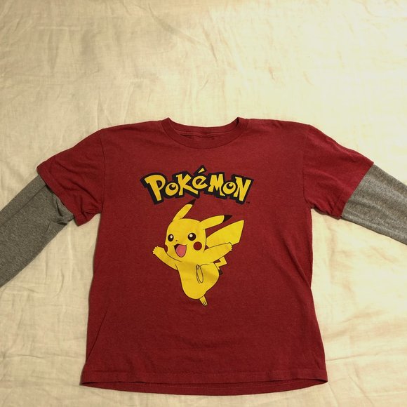Pokemon | Shirts & Tops | Pokemon Pikachu Long Sleeve Tshirt | Poshmark
